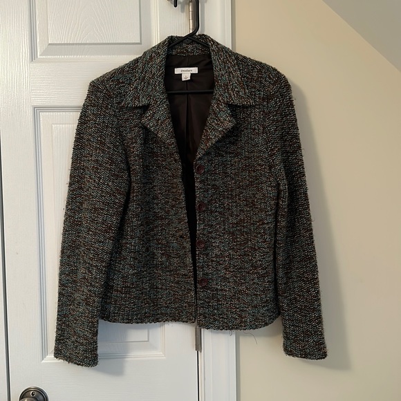 Dress Barn | Jackets & Coats | Dress Barn Soft Knit Blazer Shacket ...